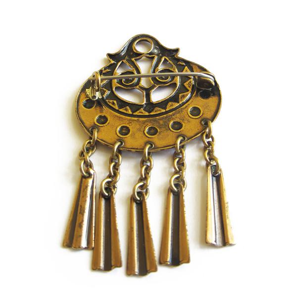 Kalevala Korun Kuutar-rintaneula pronssia - Kultatukku.fi