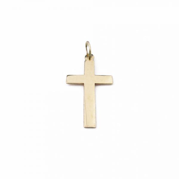 Kultainen ristiriipus - MYYTY - Kultatukku.fi