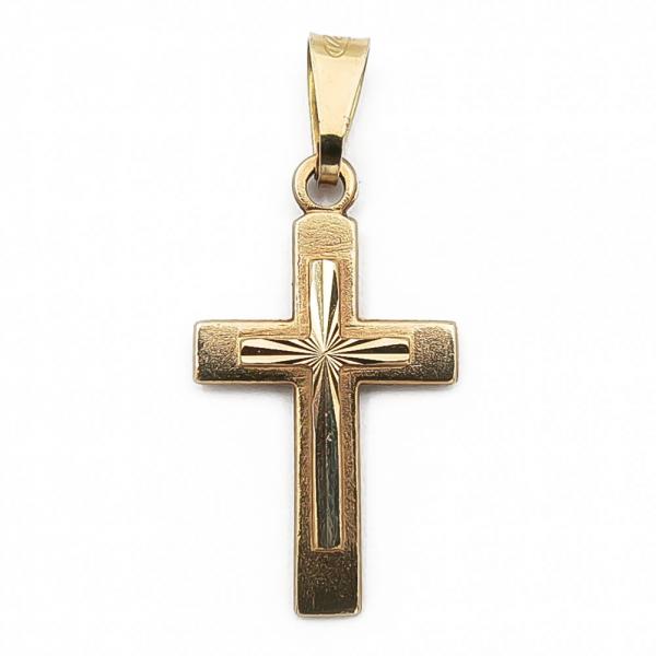 Kultainen risti riipus - Kultatukku.fi
